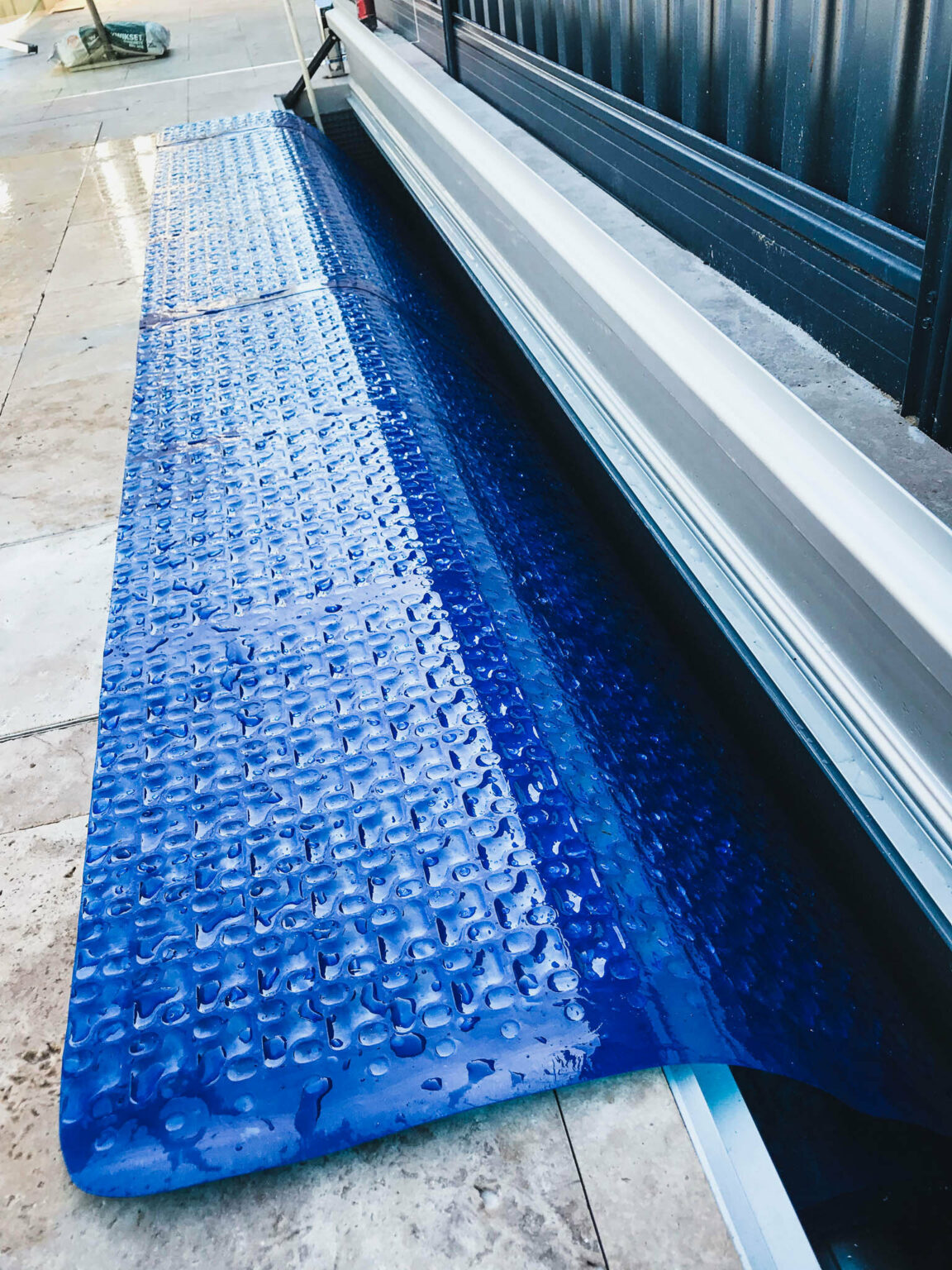 Hidden pool cover box | Underground pool cover roller